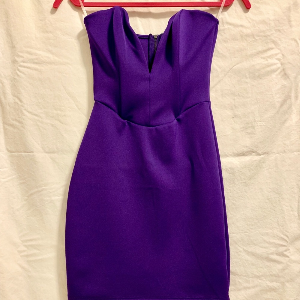 Low Plunge Dress - Gem